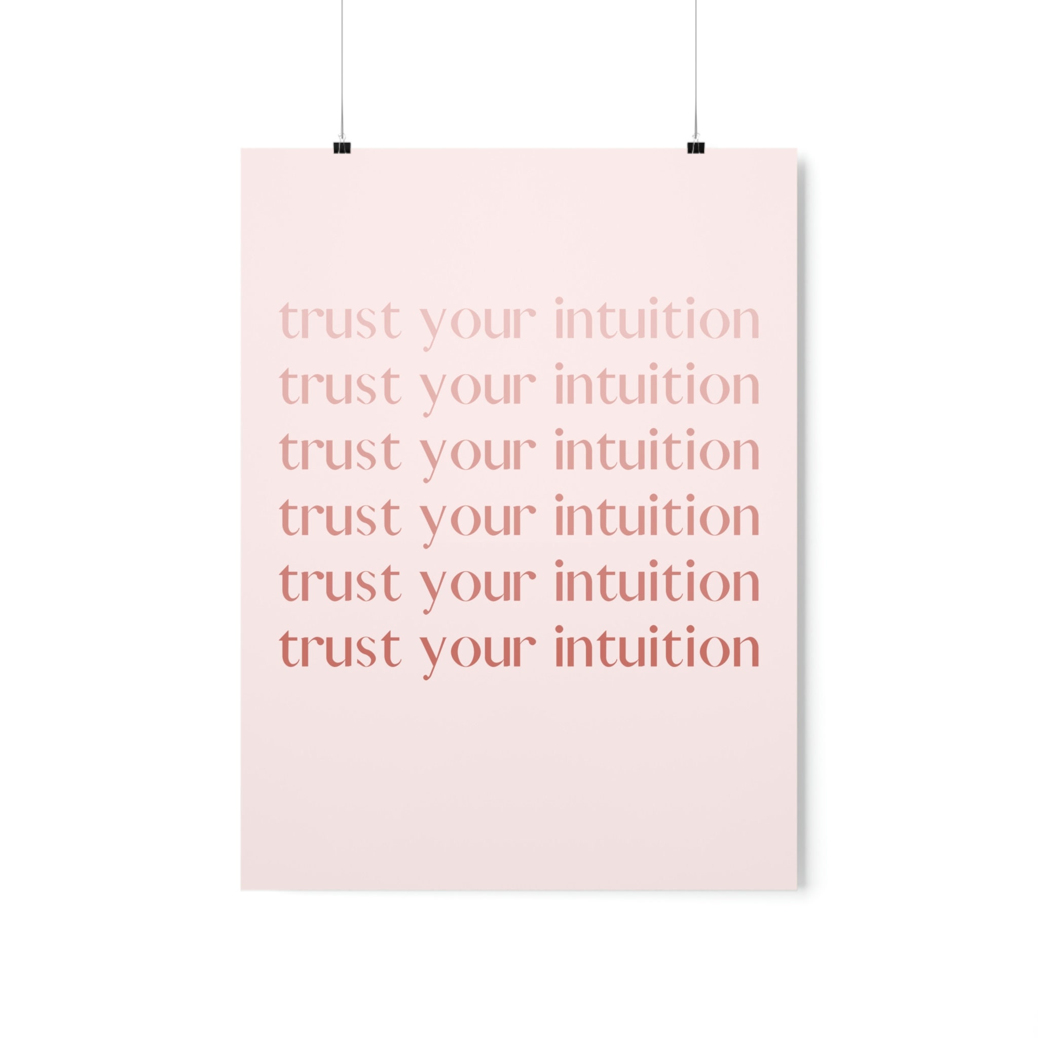 Trust Your Intuition