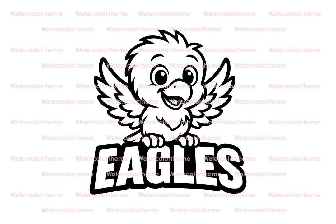 Eagle Mascot Svg,eagles Team Png,eagle Team Svg,eagles Sports Svg,eagle ...
