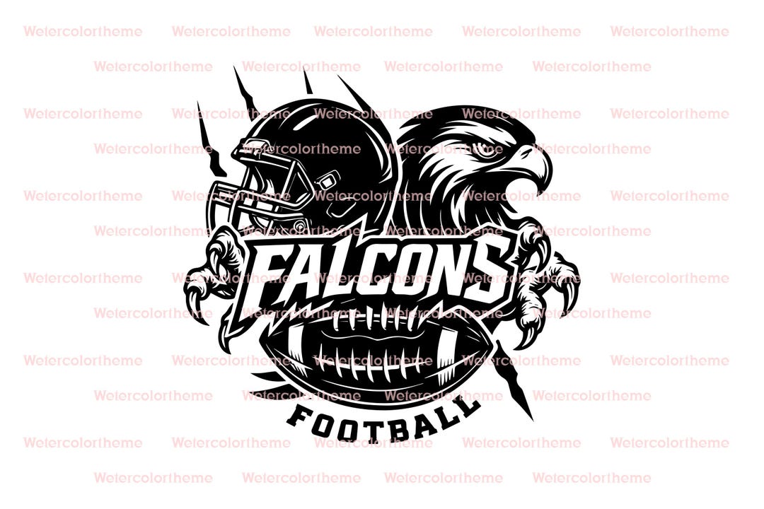 Falcon Football Svg,falcons Football Png,falcons Mascot Svg,falcons ...