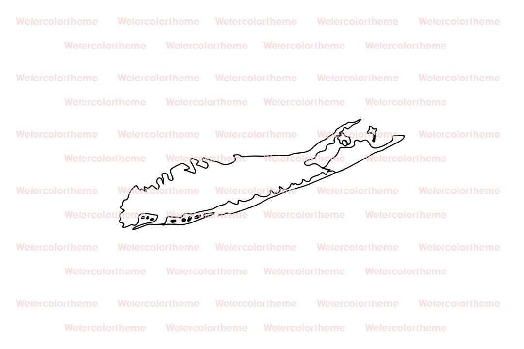 Long Island Outline,long Island Svg,long Island Map Svg,long Island ...