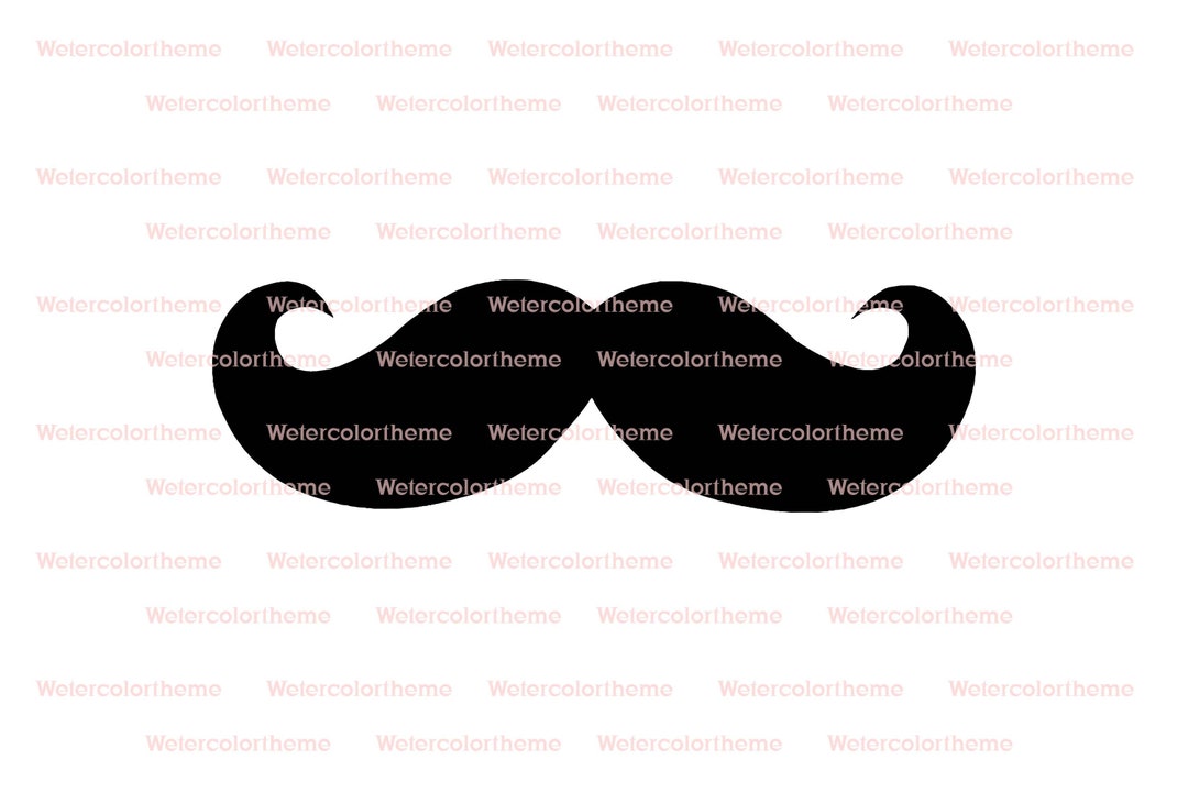 Bigote SVG Clipart de bigote Bigote PNG Vector de bigote - Etsy México