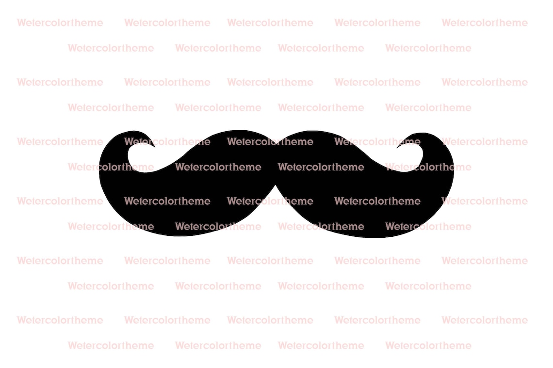 Bigote SVG Clipart de bigote Bigote PNG Vector de bigote - Etsy México