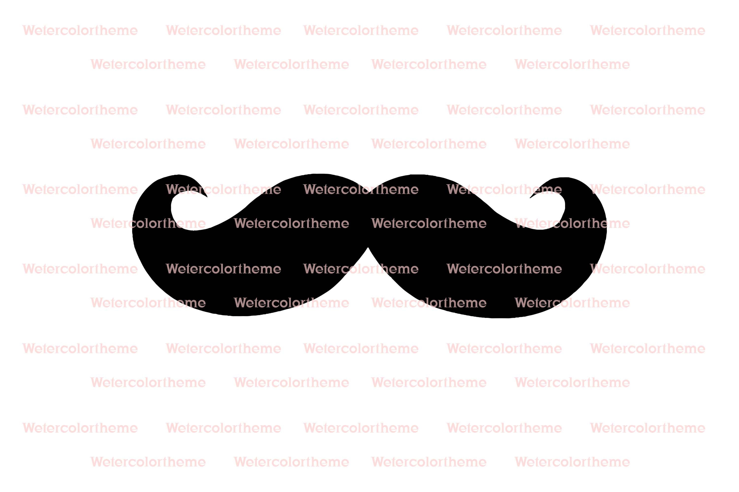 Bigote SVG Clipart de bigote Bigote PNG Vector de bigote - Etsy México
