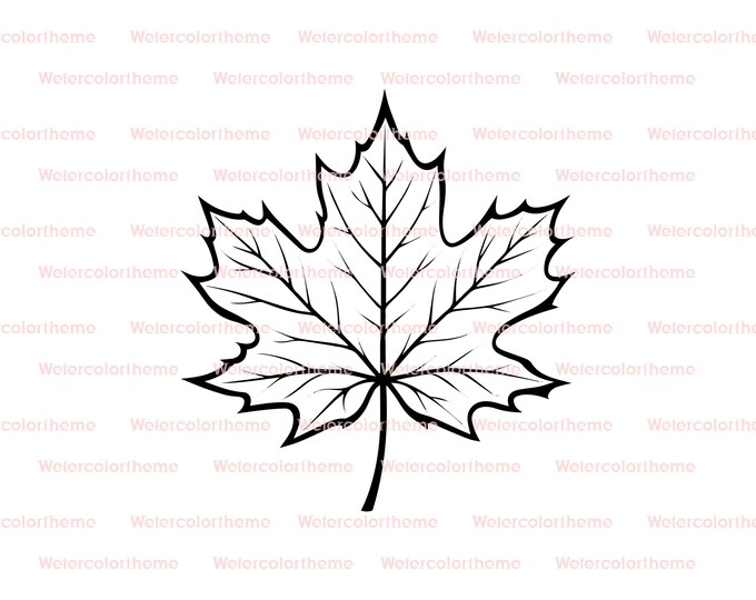 Maple Leaf Canada SVG / SVG Cut File / Car Decal SVG / Instant Download ...