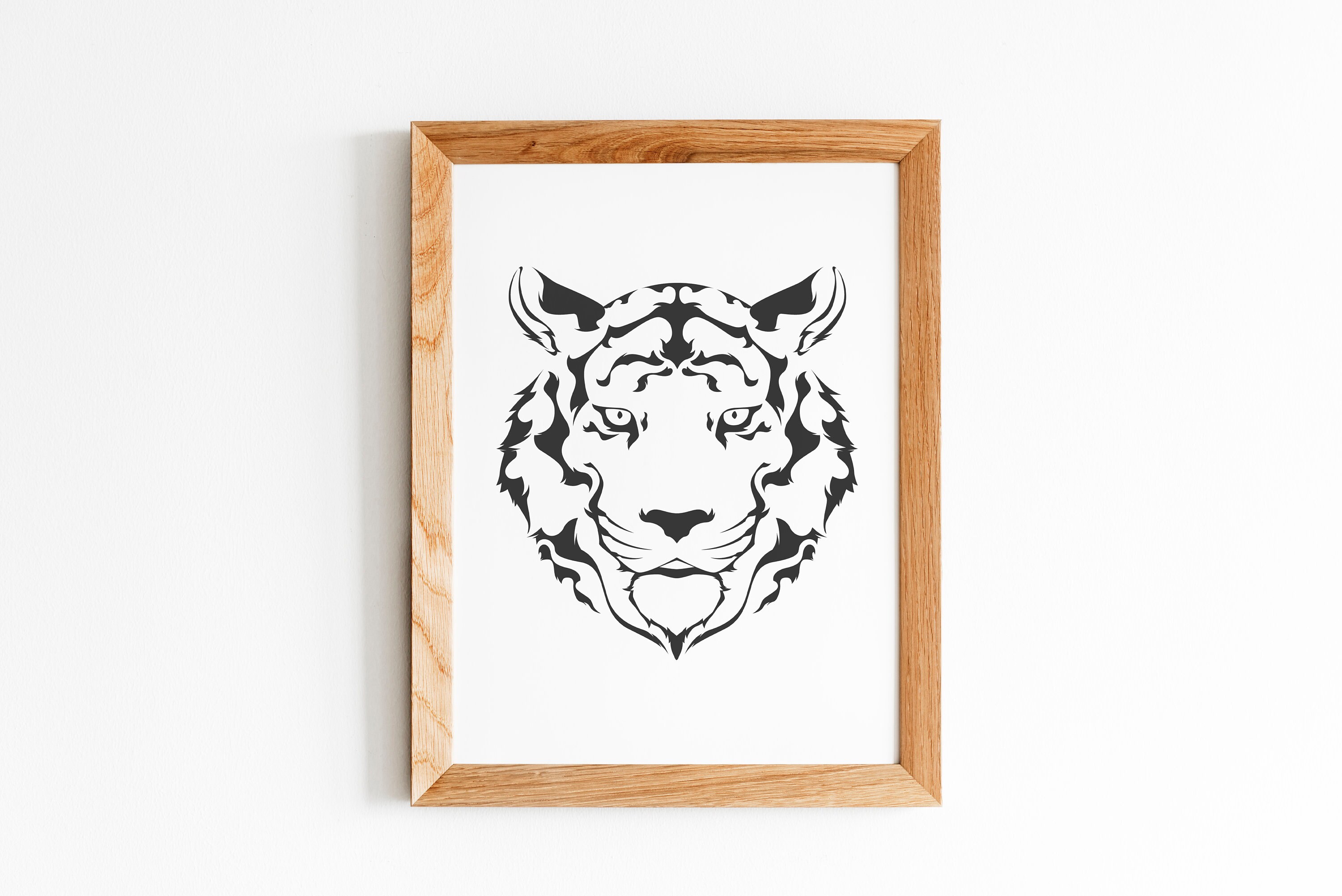Tiger Svg Filetiger Face Svgtiger Cut Fileanimal Face - Etsy