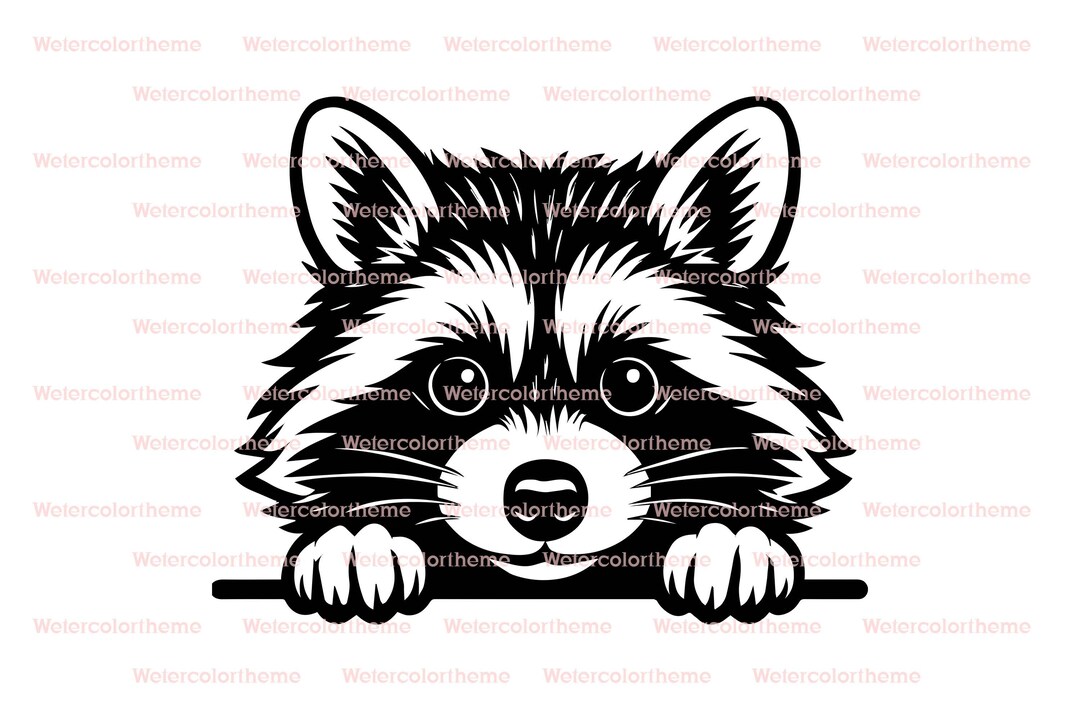 Cute Racoon Clipart,raccoon Face Svg,raccoon Face Clip Art,raccoon Head ...