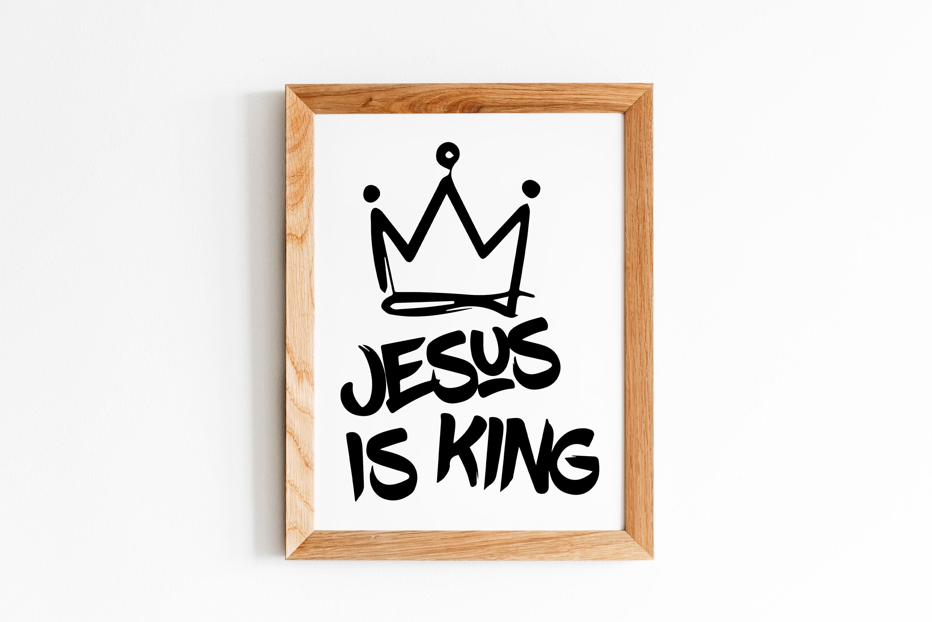 Jesus is King Decal,jesus is King Png,jesus is King Svg,jesus is King ...