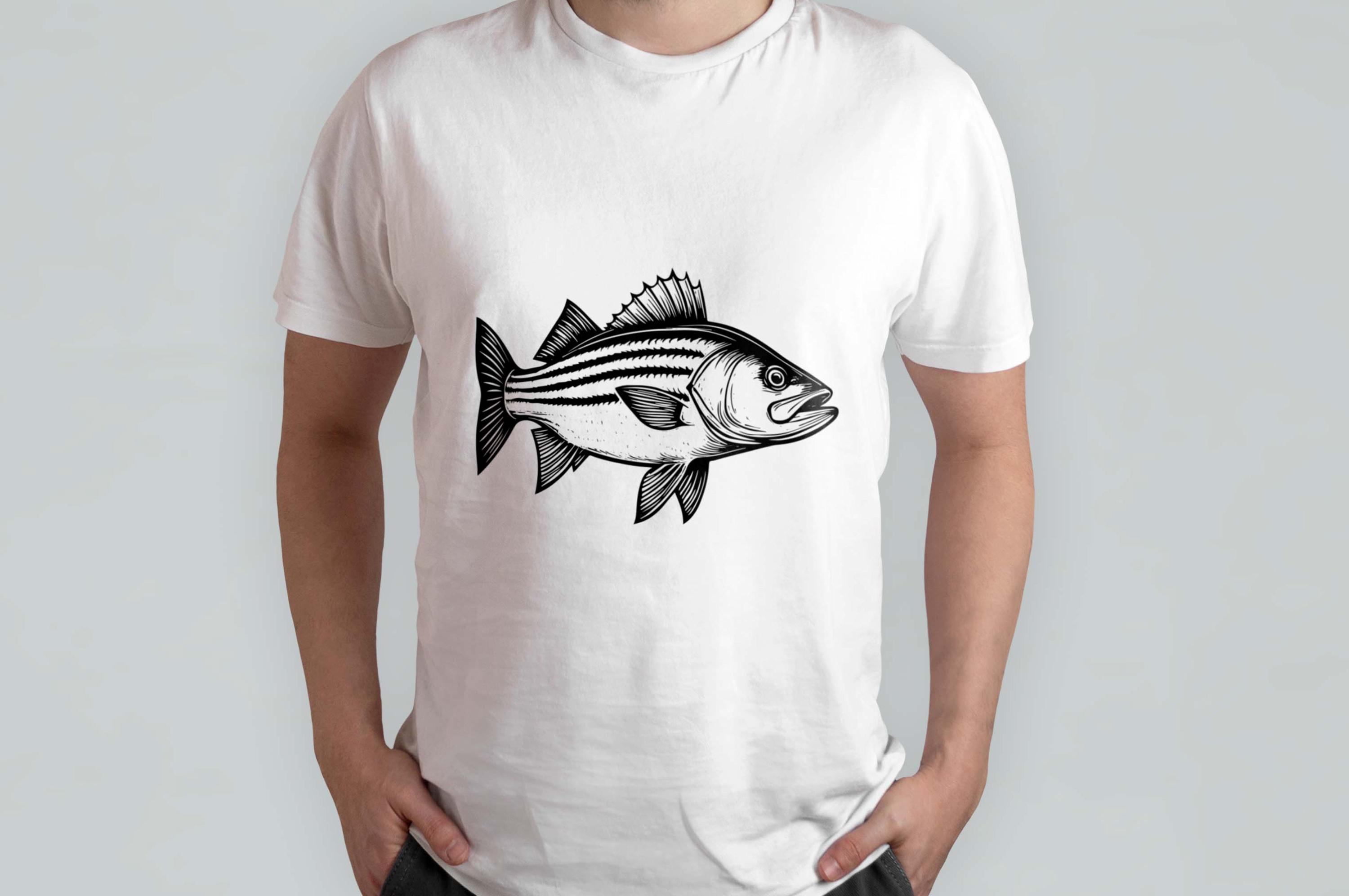 Striped Bass Vector,striped Bass Svg,striped Bass Png,striped Bass Dxf ...