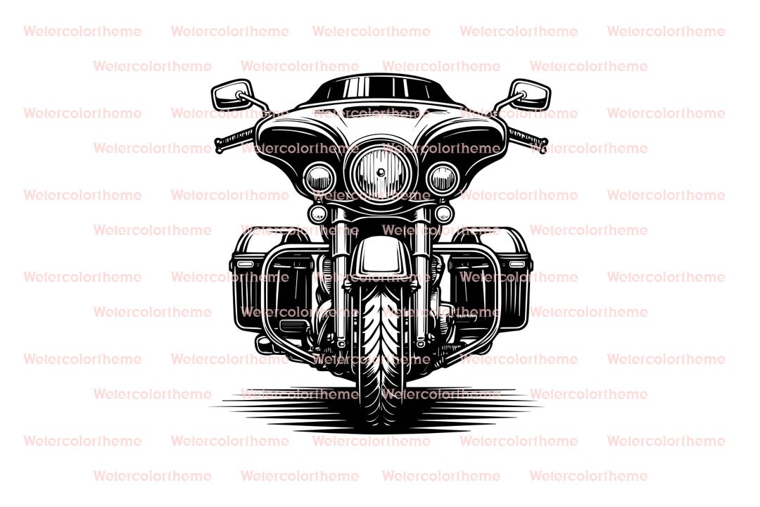 Bagger Motorcycle Svg,bagger Bike Svg,bagger Svg File,custom Bagger Svg ...