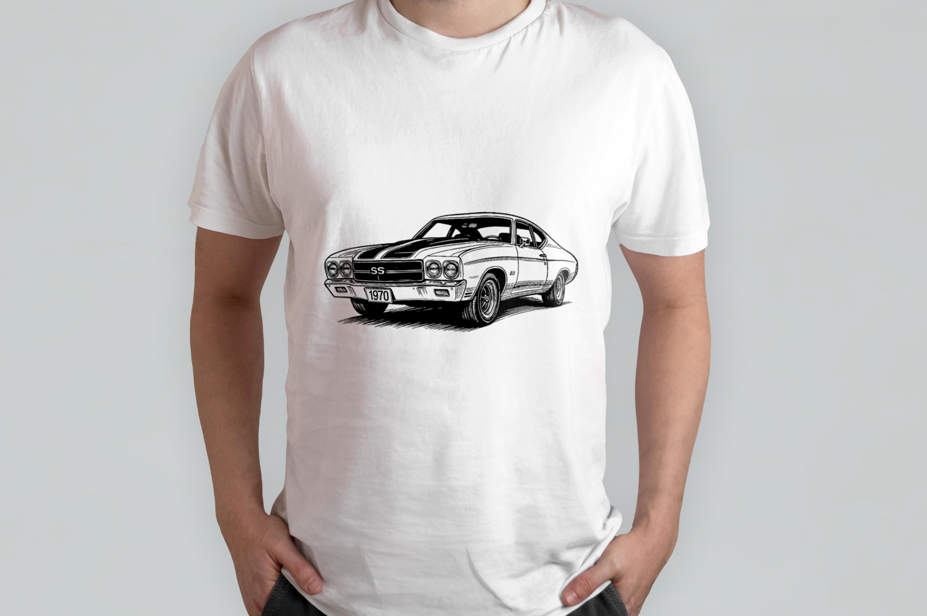 1970 Chevelle Svg,chevy Ss 454 Clipart,chevelle Line Art,chevrolet ...