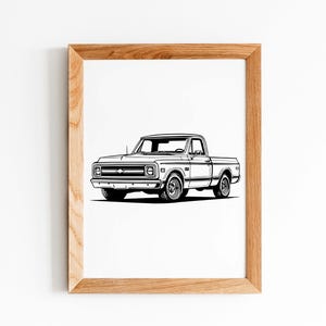 Chevrolet C10 Svg,chevy C10 Svg,chevy C10 Dxf,chevy C10 Truck Svg,c10 ...