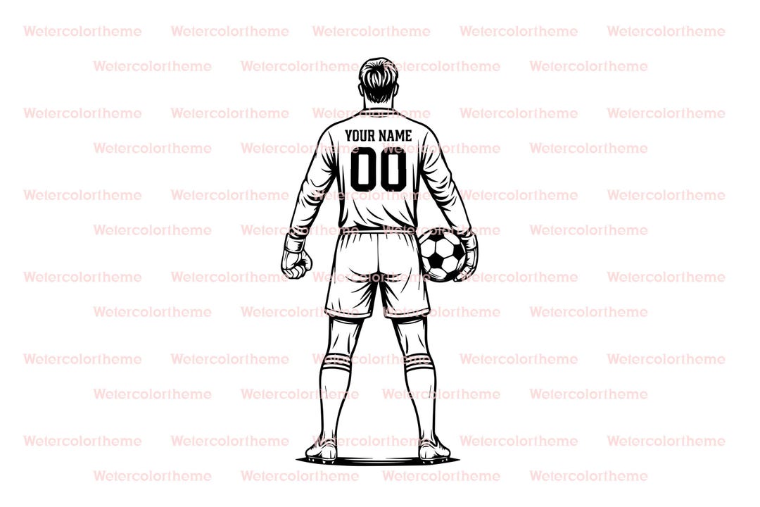 Soccer Goalie Svg,goalkeeper Png,goalkeeper Vector,goalkeeper ...