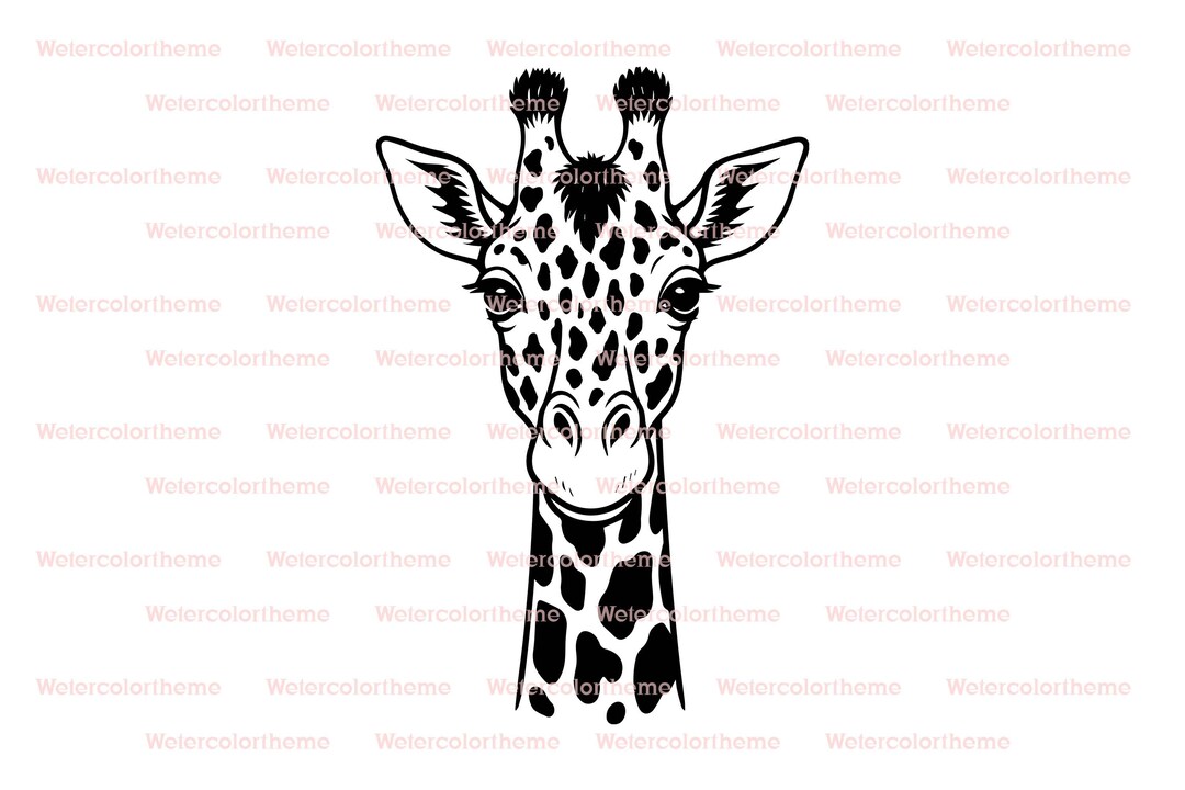 Giraffe Svg,giraffe Face Clip Art,giraffe Face Svg,giraffe Head Clipart ...