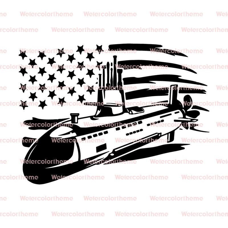 Submarine Svg - Etsy