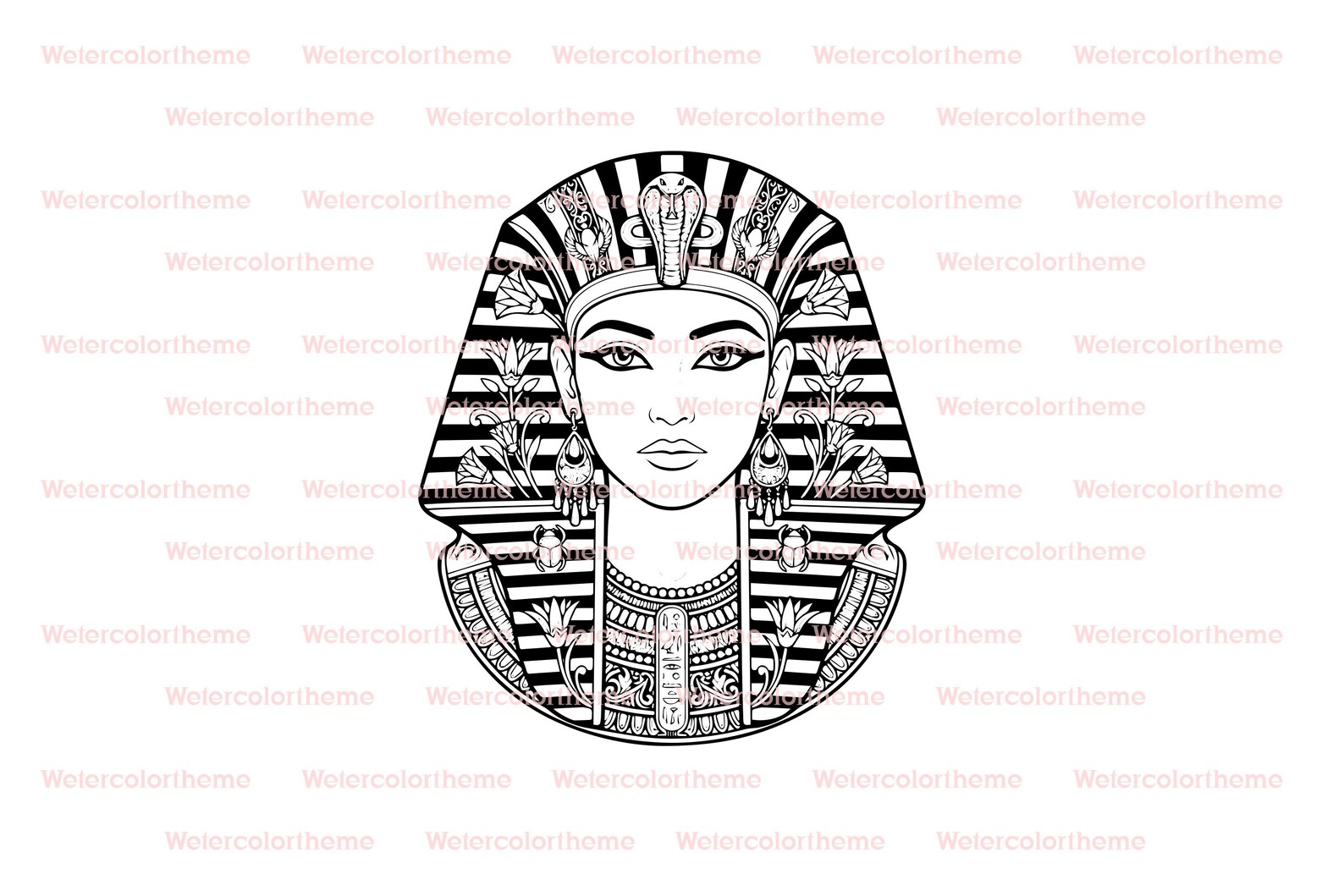 Cleopatra Svg,cleopatra Vector,cleopatra Dxf File,cleopatra Cricut ...