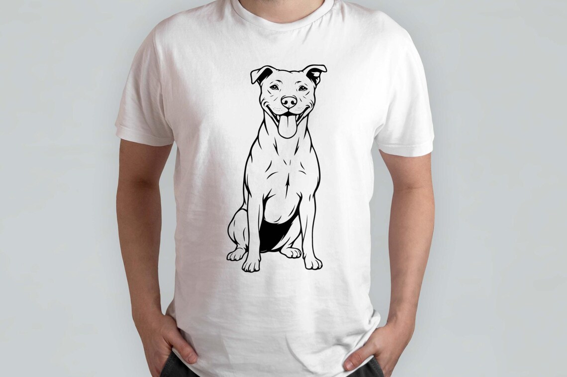 Pit Bull Svg,pitbull Outline Svg,pit Bull Png,pit Bull Clipart,pit Bull ...