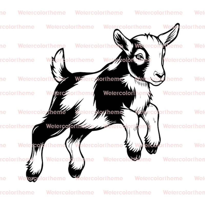 Baby Goats Artwork - Etsy