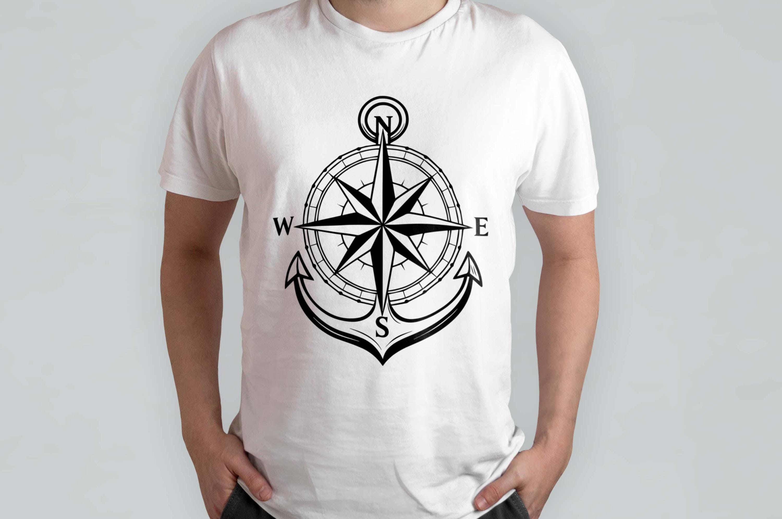 Compass Anchor Svg,anchor With Compass Png,compass and Anchor Svg ...