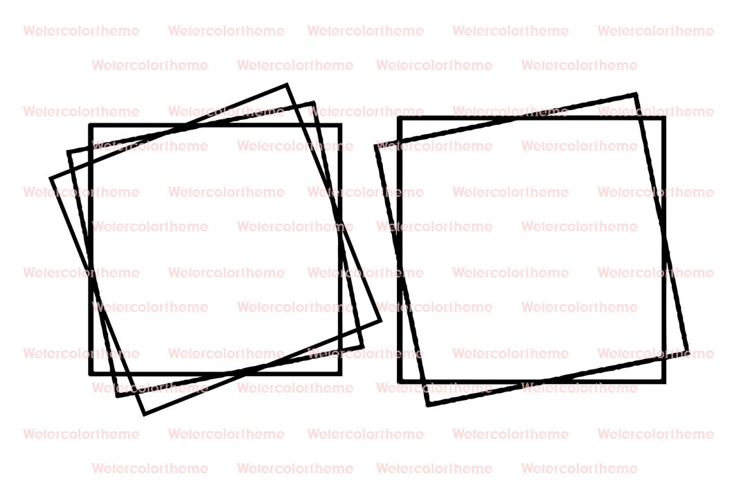 Square Frame Svgsquare Frame Vectorsquare Frame - Etsy