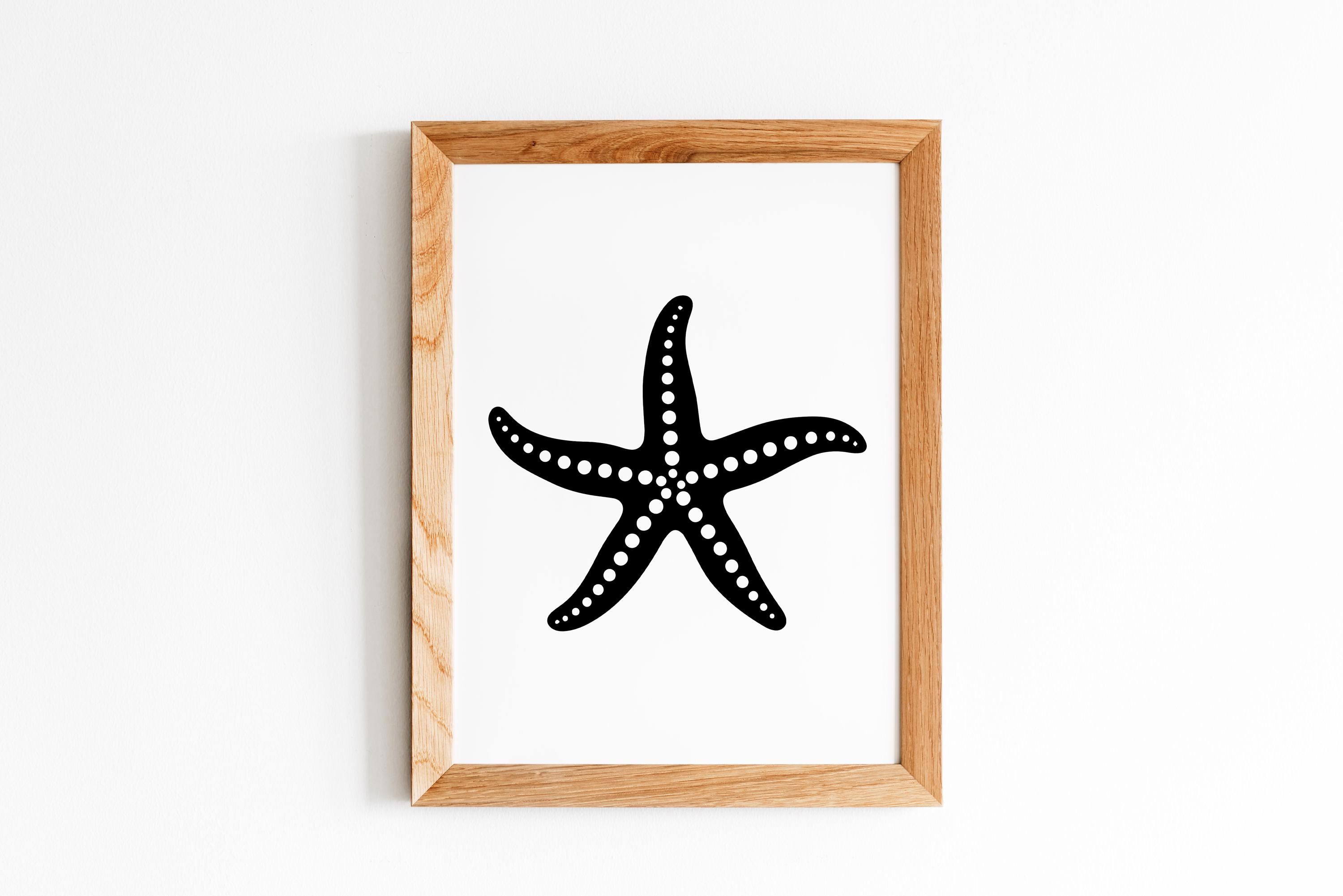 Starfish Svg,cricut Starfish,starfish Silhouette Svg,starfish Line Art ...