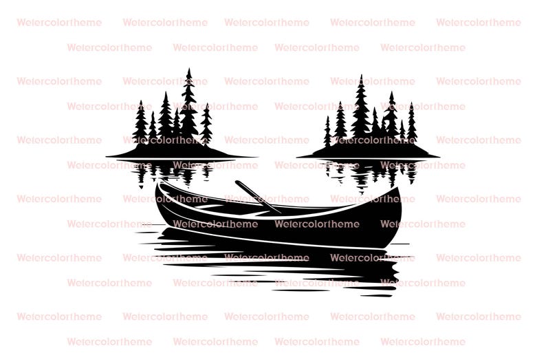 Canoeing Svg,canoe Clipart,silhouette Canoe,canoe Vector,canoe Svg ...
