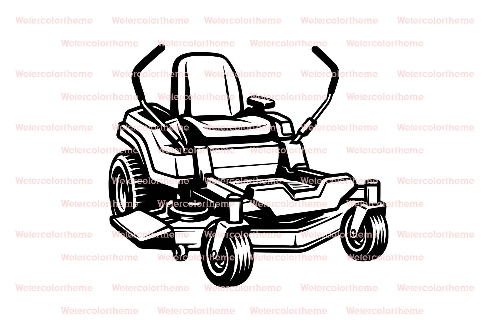 Zero Turn Mower Clipart,zero Turn Lawn Mower Clip Art,zero Turn Mower ...
