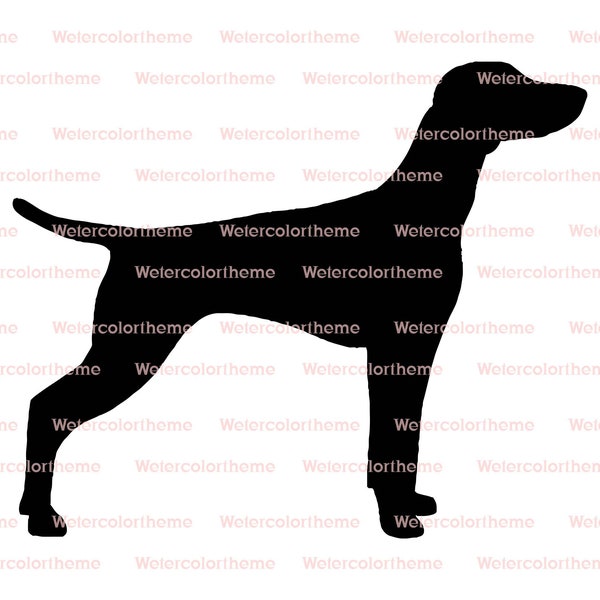 Vizsla Silhouette - Etsy