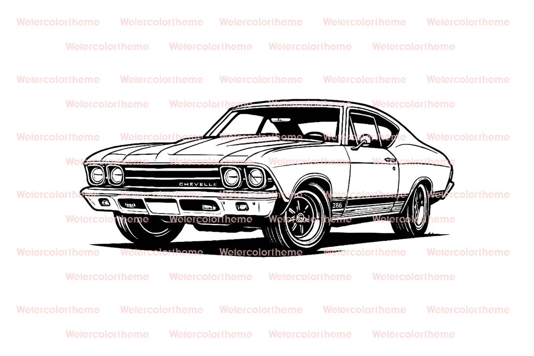 Chevelle Svg,chevrolet Chevelle Svg,1970 Chevelle Svg,chevelle Clipart ...