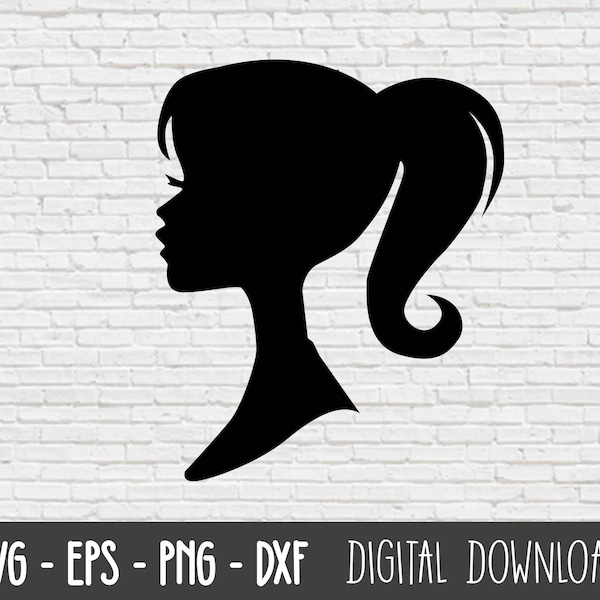 Barbie Head Silhouette - Etsy