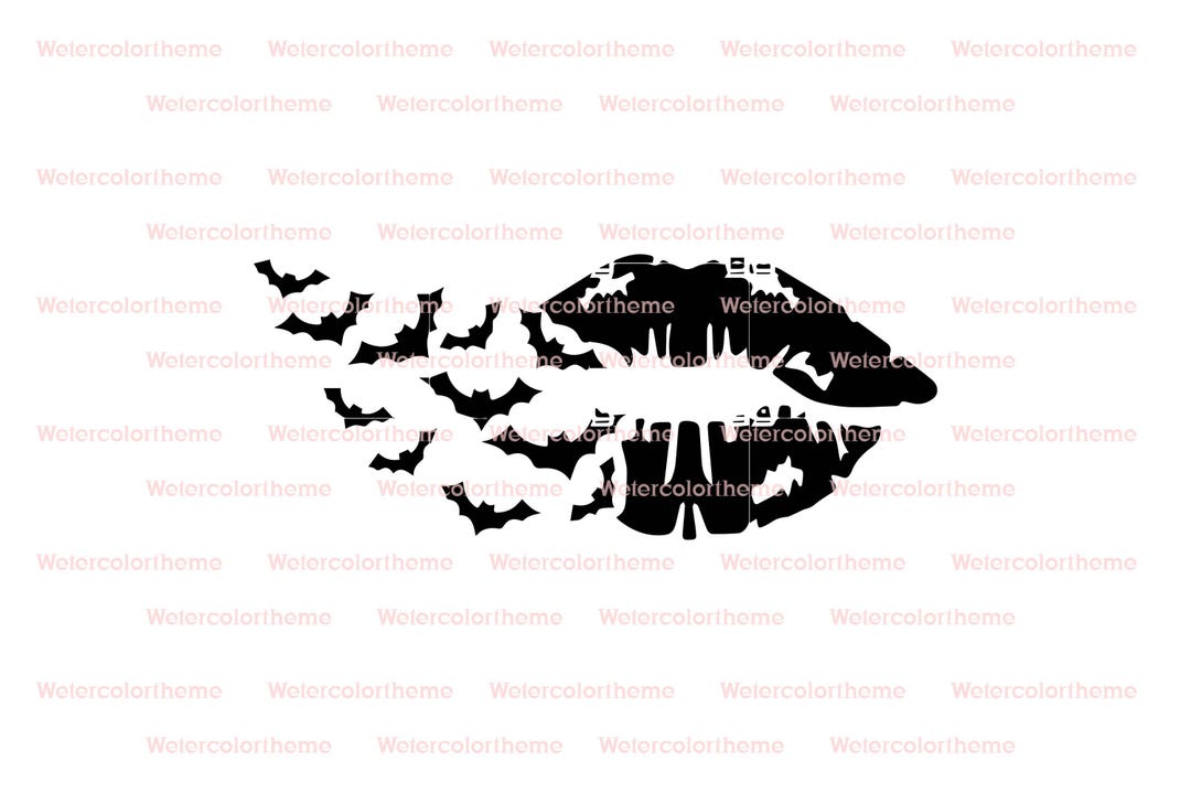 Bats Lips Clipart,bats Lips Vector,bats Lips Silhouette,bats Lips Png ...