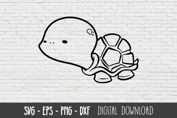 Turtle Svgcute Turtle Svgturtle Cut Filebaby Turtle - Etsy