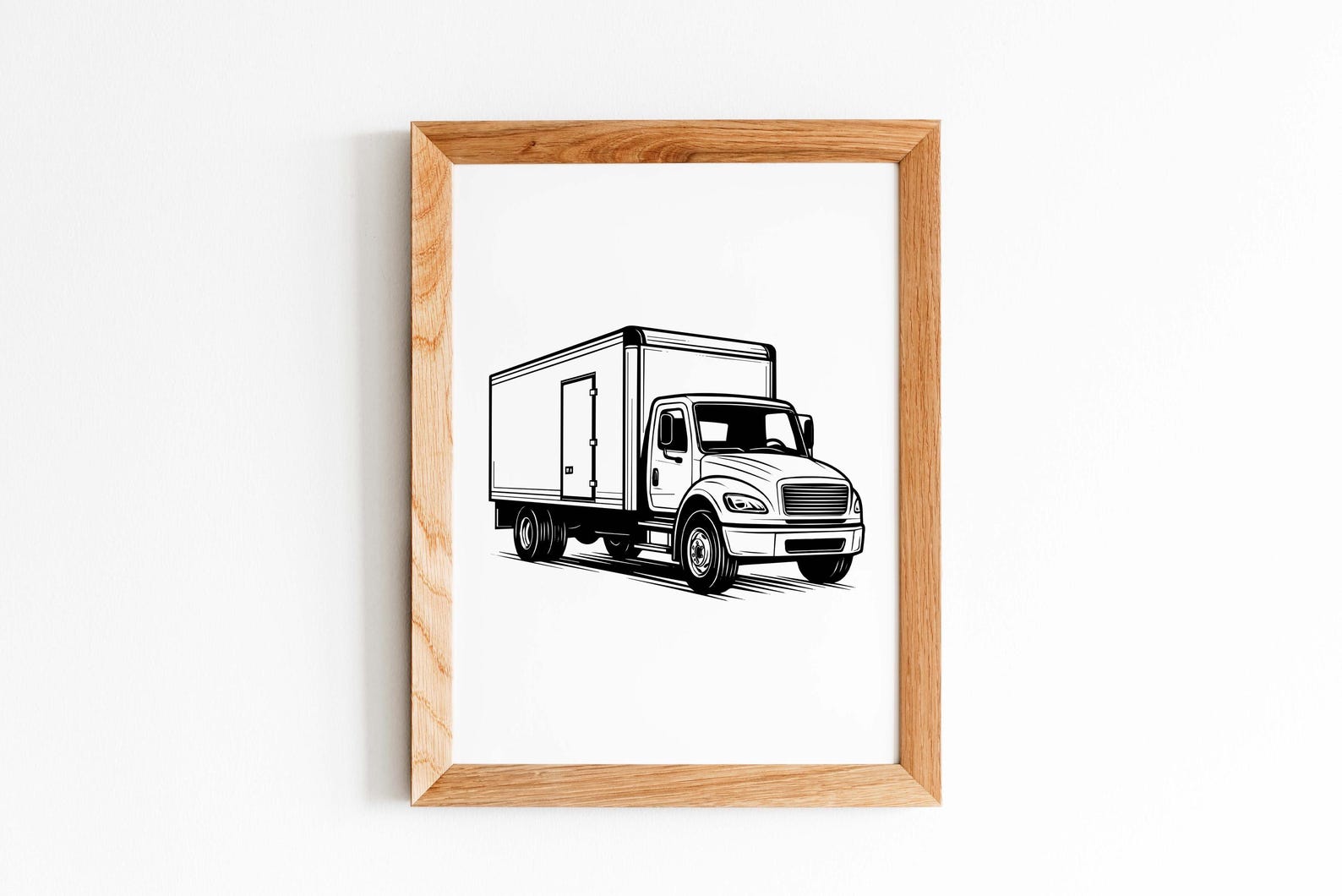 Box Truck Svg,box Truck Clipart,box Truck Dxf,box Truck Vector,box ...