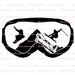 Snowboard Goggle Svg,snow Goggles Svg,snow Goggle Clipart,ski Goggles ...