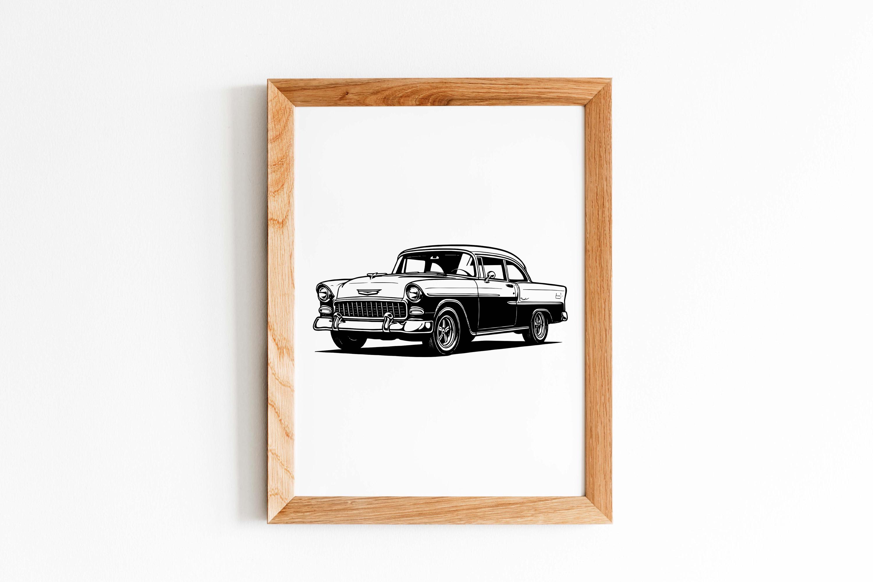 Chevrolet Bel Air Svg,chevy Bel Air Vector,bel Air 1955 Svg,chevy Bel ...