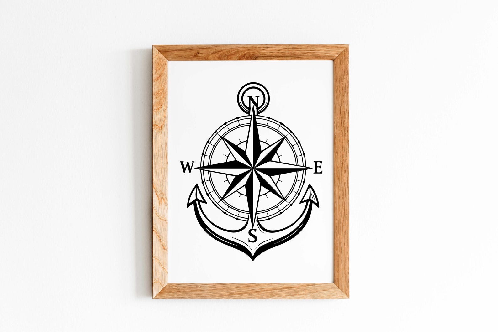 Compass Anchor Svg,anchor With Compass Png,compass and Anchor Svg ...