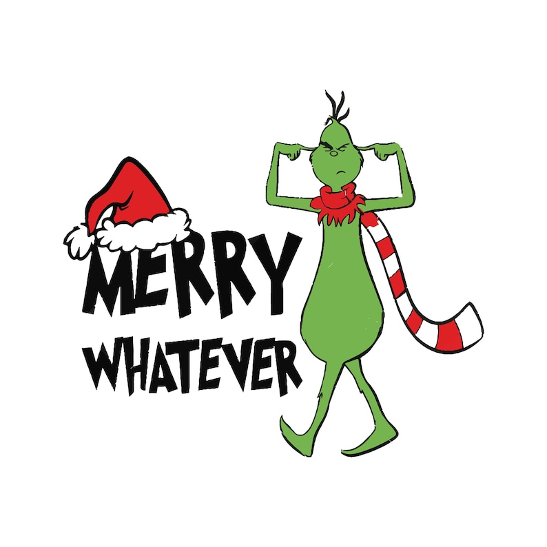 Merry Grinchmas Svg,grinchmas Craft File,contemporary Christmas Svg ...