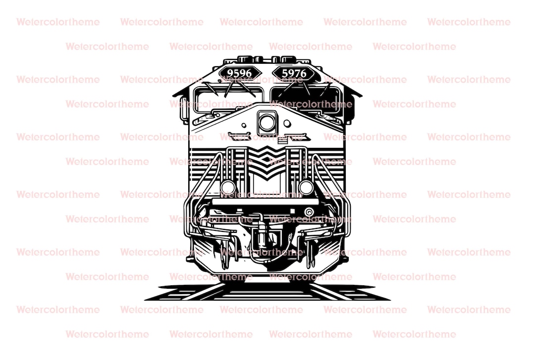 Freight Train Svg,locomotive Svg,diesel Locomotive Svg,freight ...
