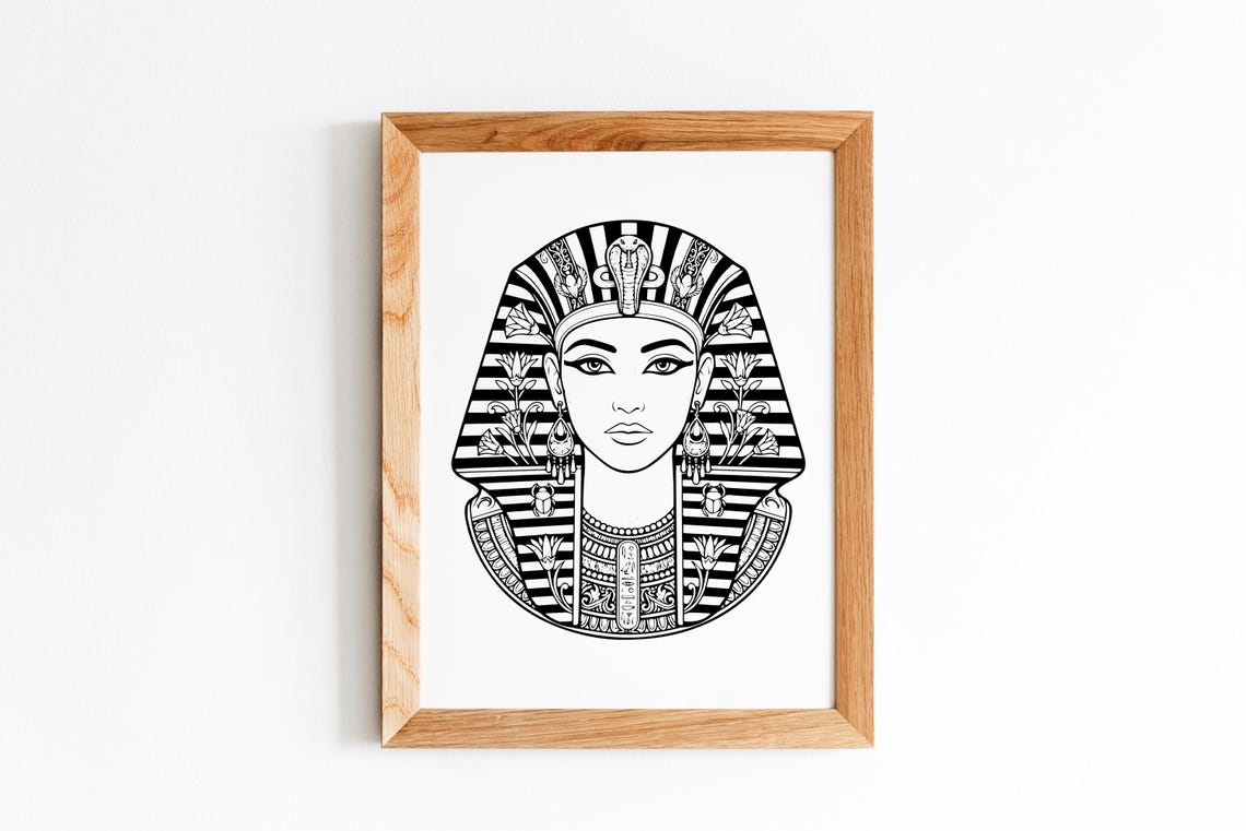Cleopatra Svg,cleopatra Vector,cleopatra Dxf File,cleopatra Cricut ...