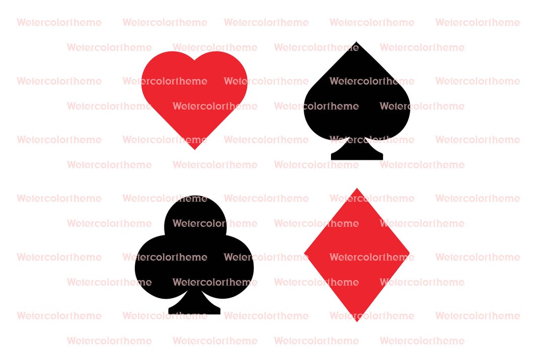 Card Suits SVG, Playing Cards Svg,card Suits Svg,card Suit Svg,card ...