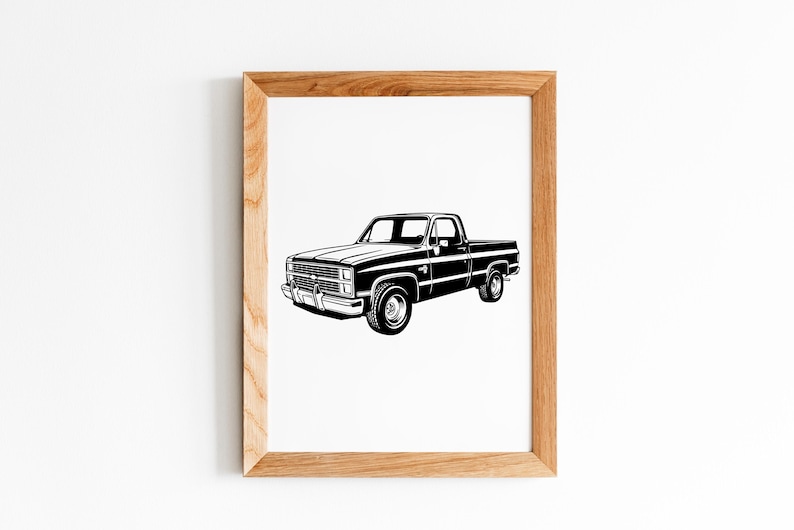 Chevrolet C10 Svg,chevy C10 Svg,c10 Outline Svg,chevy C10 Dxf,chevy C10 ...