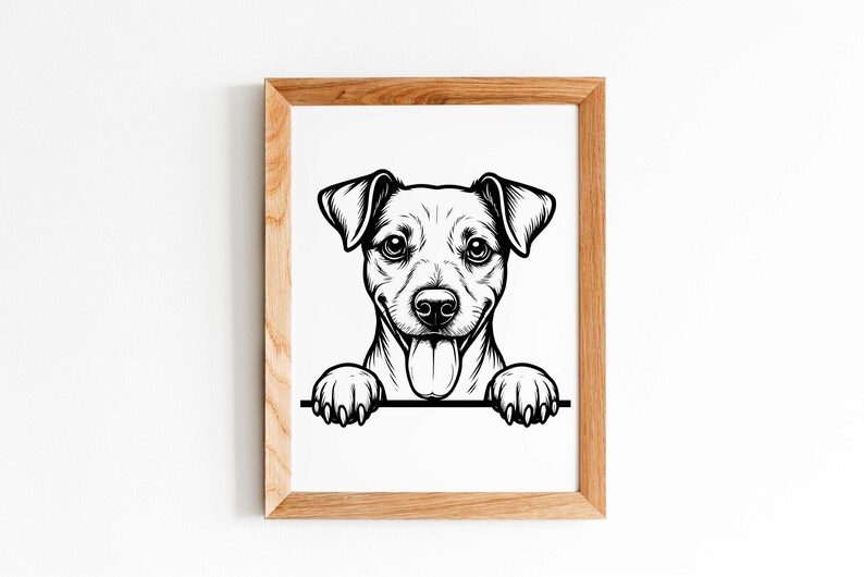 Peeking Jack Russell Svg,jack Russell Terrier Svg,jack Russell Clipart ...