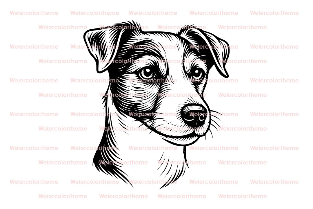Jack Russell Face Svg,jack Russel Svg,jack Russell Terrier Svg,jack ...