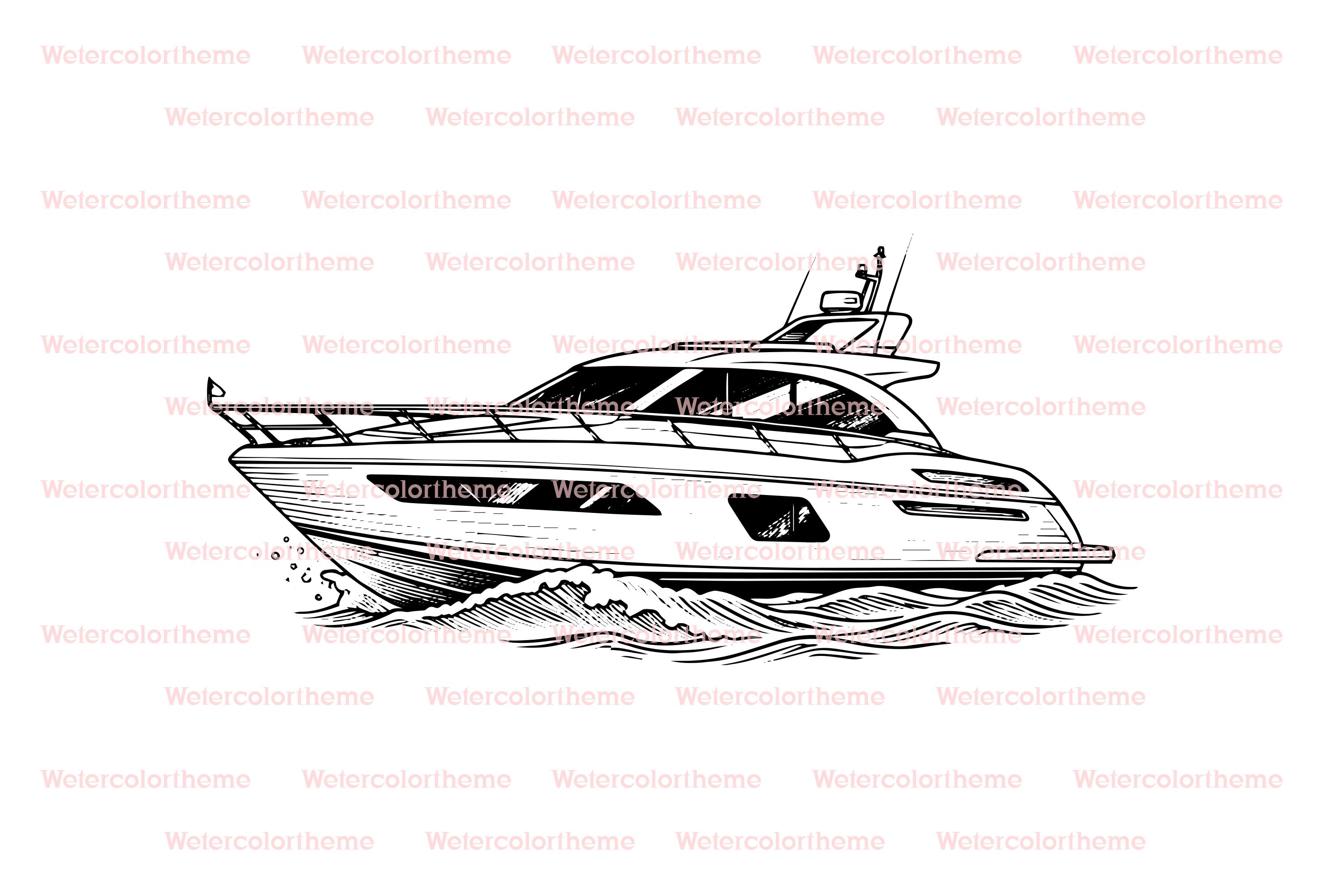Speedboat Vector,speedboat Svg,speedboat Cricut,speed Boat Eps,speed ...