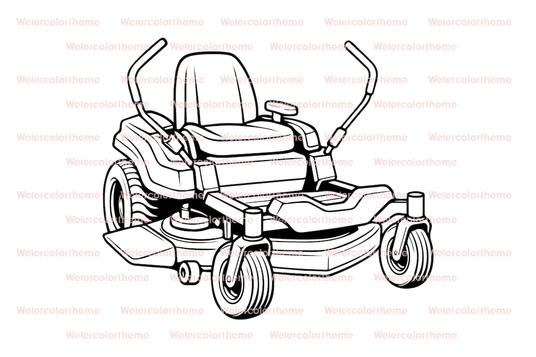 Zero Turn Mower Clipart,zero Turn Lawn Mower Clip Art,zero Turn Mower ...