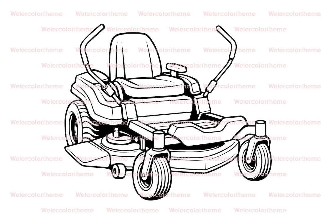 Zero Turn Mower Clipart,zero Turn Lawn Mower Clip Art,zero Turn Mower ...