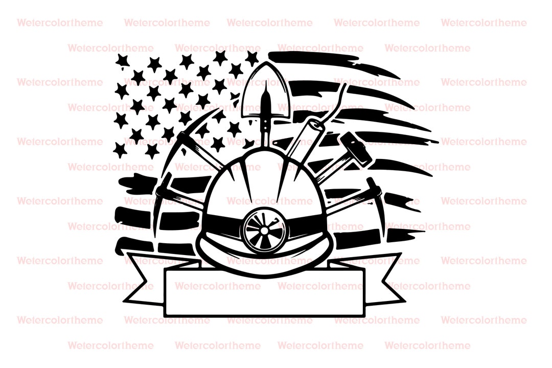 Mining Tools Svg,patriotic Miner Dad SVG,USA Mining Tools Svg,patriotic ...