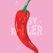 Chilli Art Print A5 A4 A3 60s 70s Flower Spicy Hot - Etsy