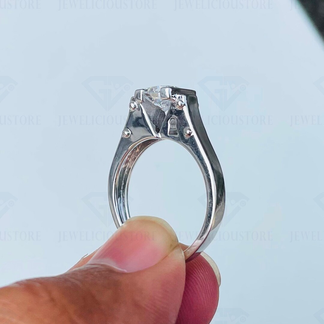 Love Collection Key Lock Ring, Engagement Ring, White Gold Ring ...