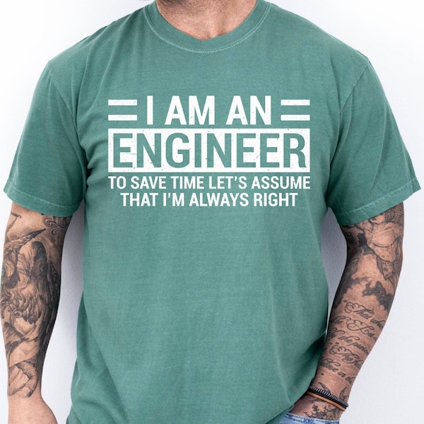 Funny Engineer Shirt - Etsy