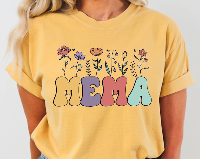 Personalized Grandma T-shirt, Personalized Nana T-shirt, Personalized ...